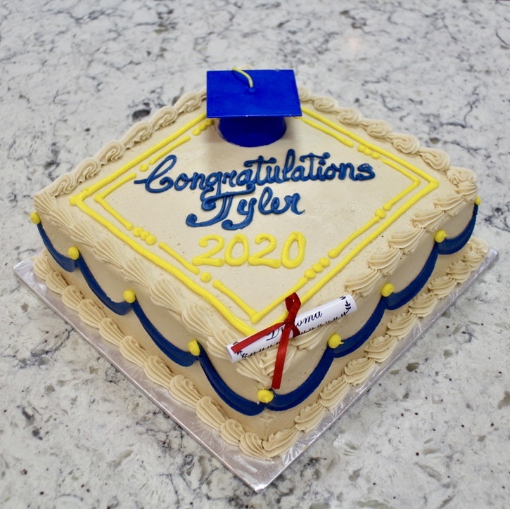 Homemade Graduation Sheet Cakes